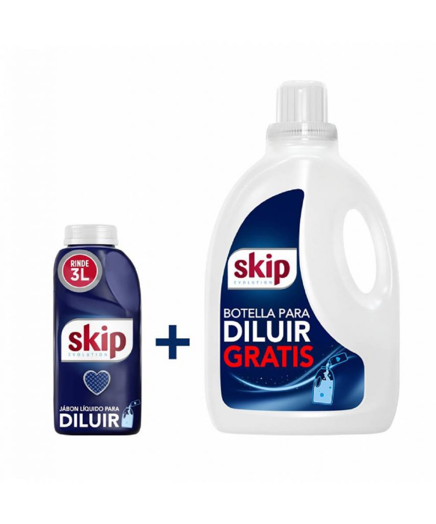 Jabón líquido Skip p/diluir + Bo x 500ml – DISTRIBUIDORA LA FLIA