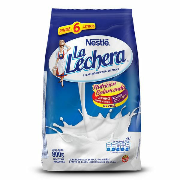 Leche En Polvo Nestle La Lechera X 800gr Distribuidora La Flia