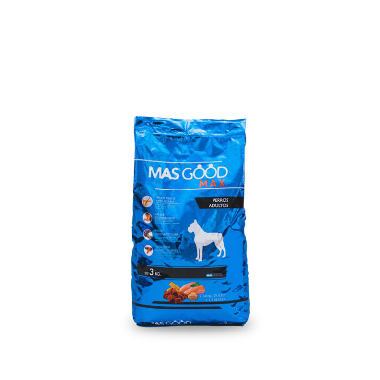 Alimento balanceado Masgood Max (24%) x 3kg – DISTRIBUIDORA LA FLIA