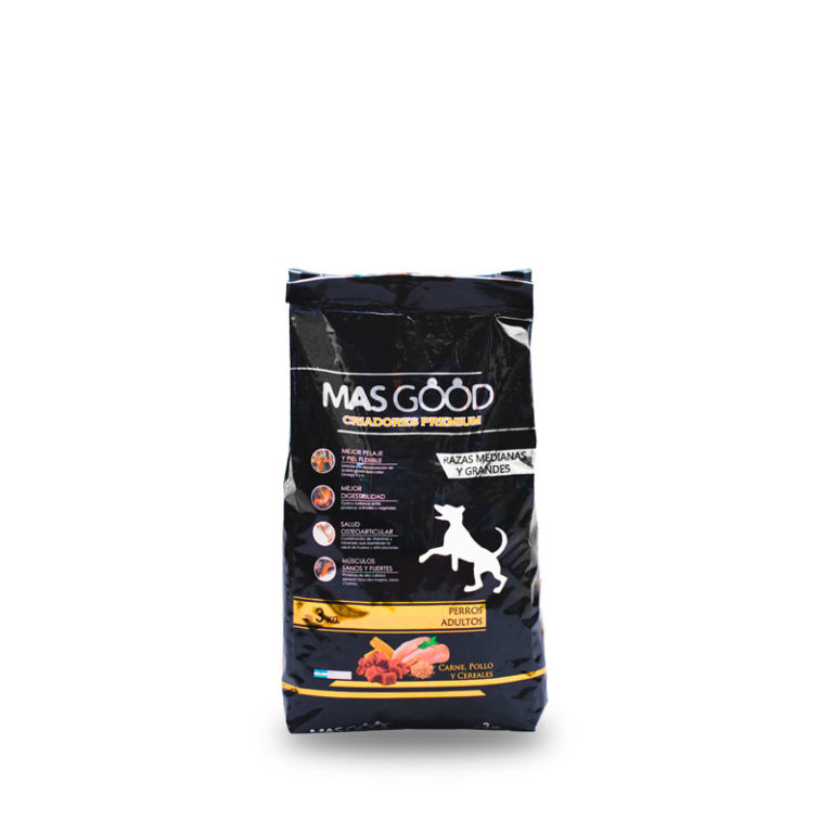 Alimento balanceado Masgood Criadores Premium raza mediana/ grande (26% ...